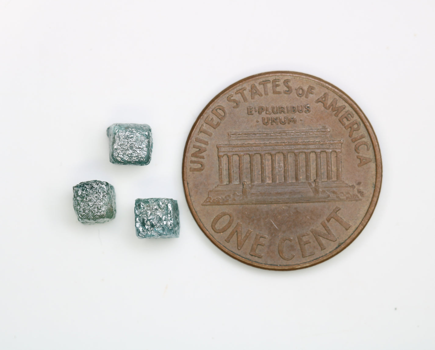 2.43 CT Cube Raw Blue Rough Diamond For Engagement Ring – JayKrishna ...
